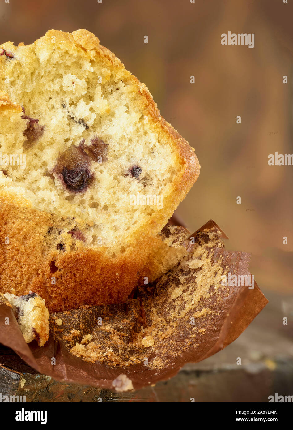 Blueberry muffin food still-life Stock Photo - Alamy
