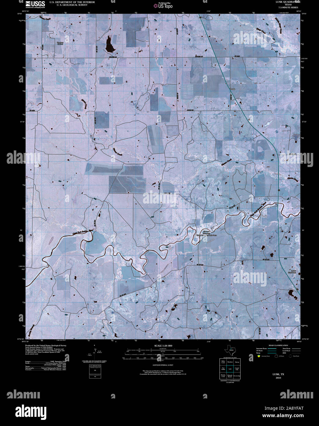 Map of lusk hi-res stock photography and images - Alamy