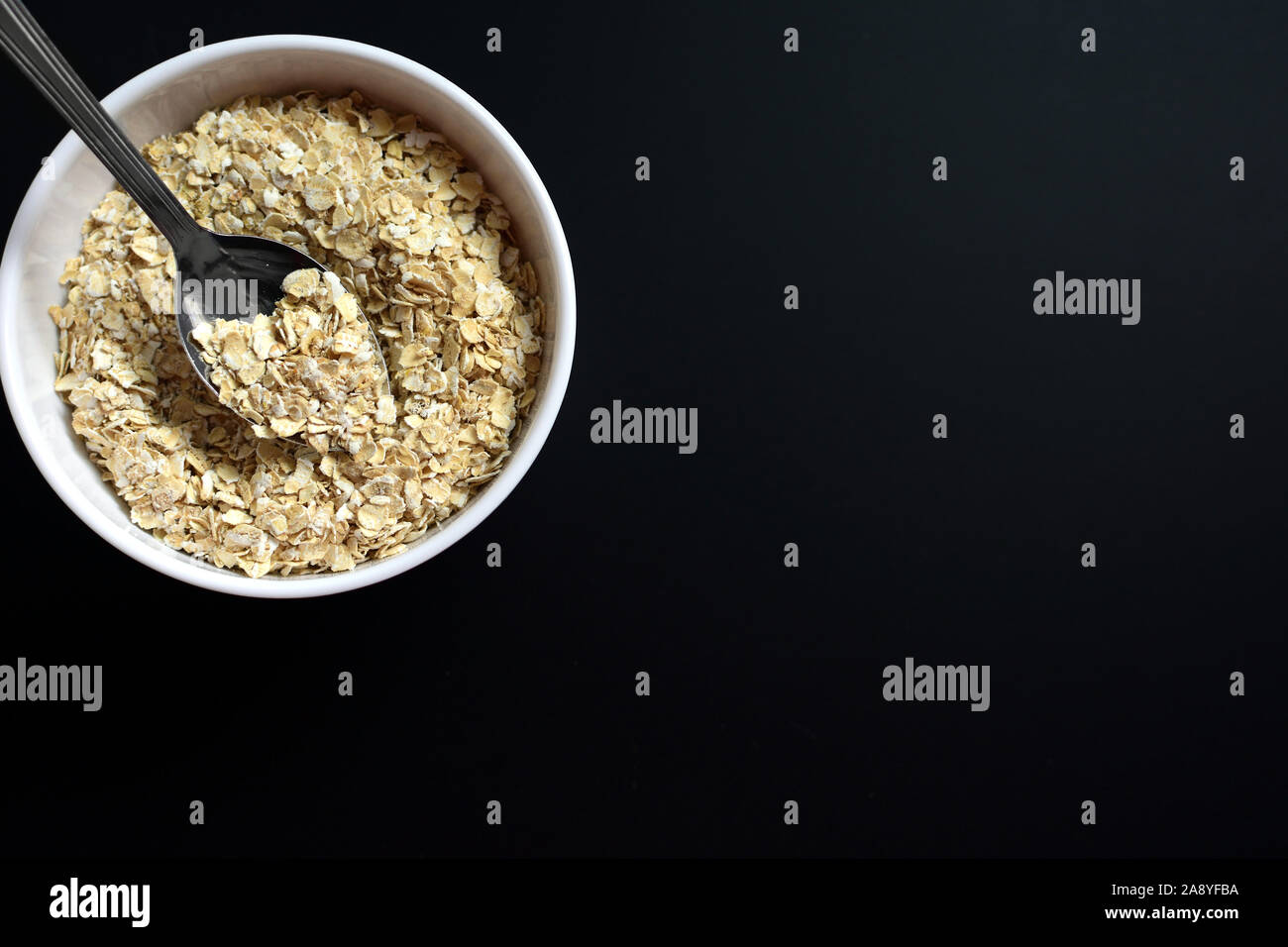 Raw oat grains background hi-res stock photography and images - Alamy