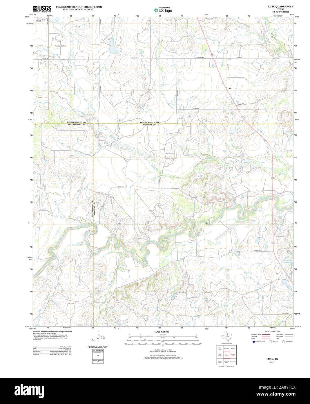 Map of lusk hi-res stock photography and images - Alamy