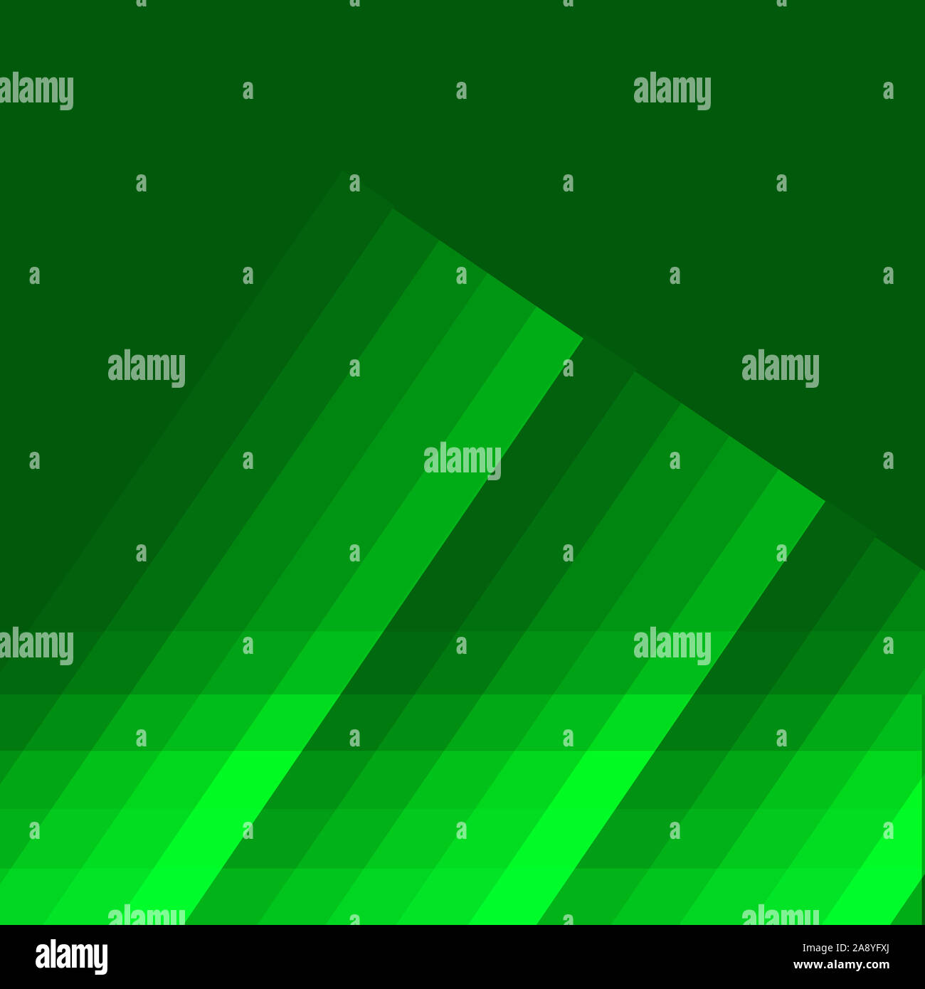 Abstract green technology background. Pleated backdrop. Bright ...