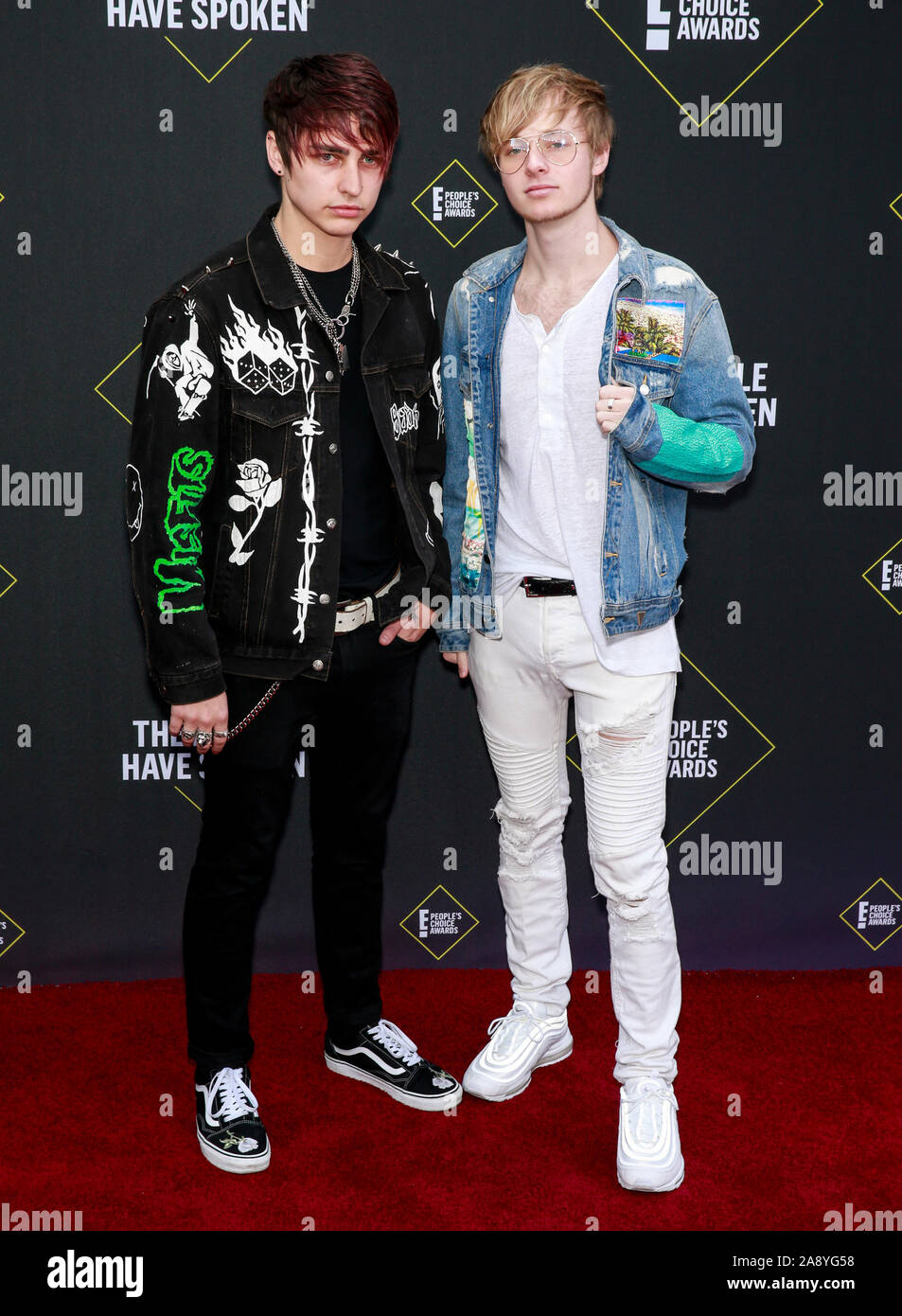 Santa Monica, CA, USA - Nov 10, 2019: Colby Brock and Sam Golbach ...