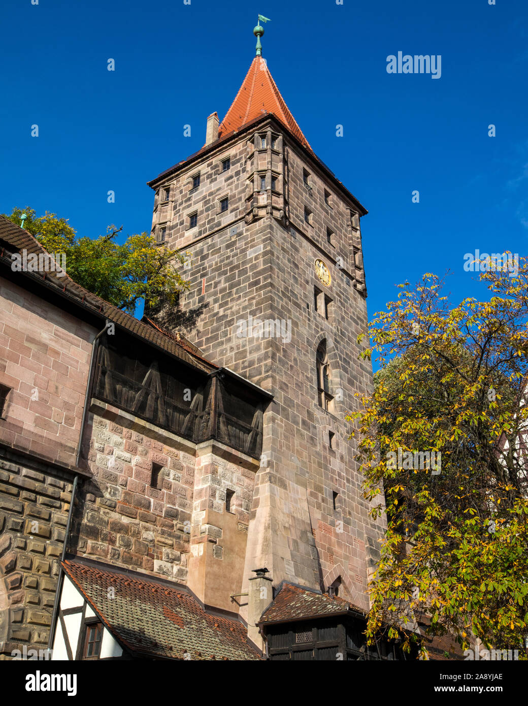 Gate tower in the old town of nuremberg hi-res stock photography and ...