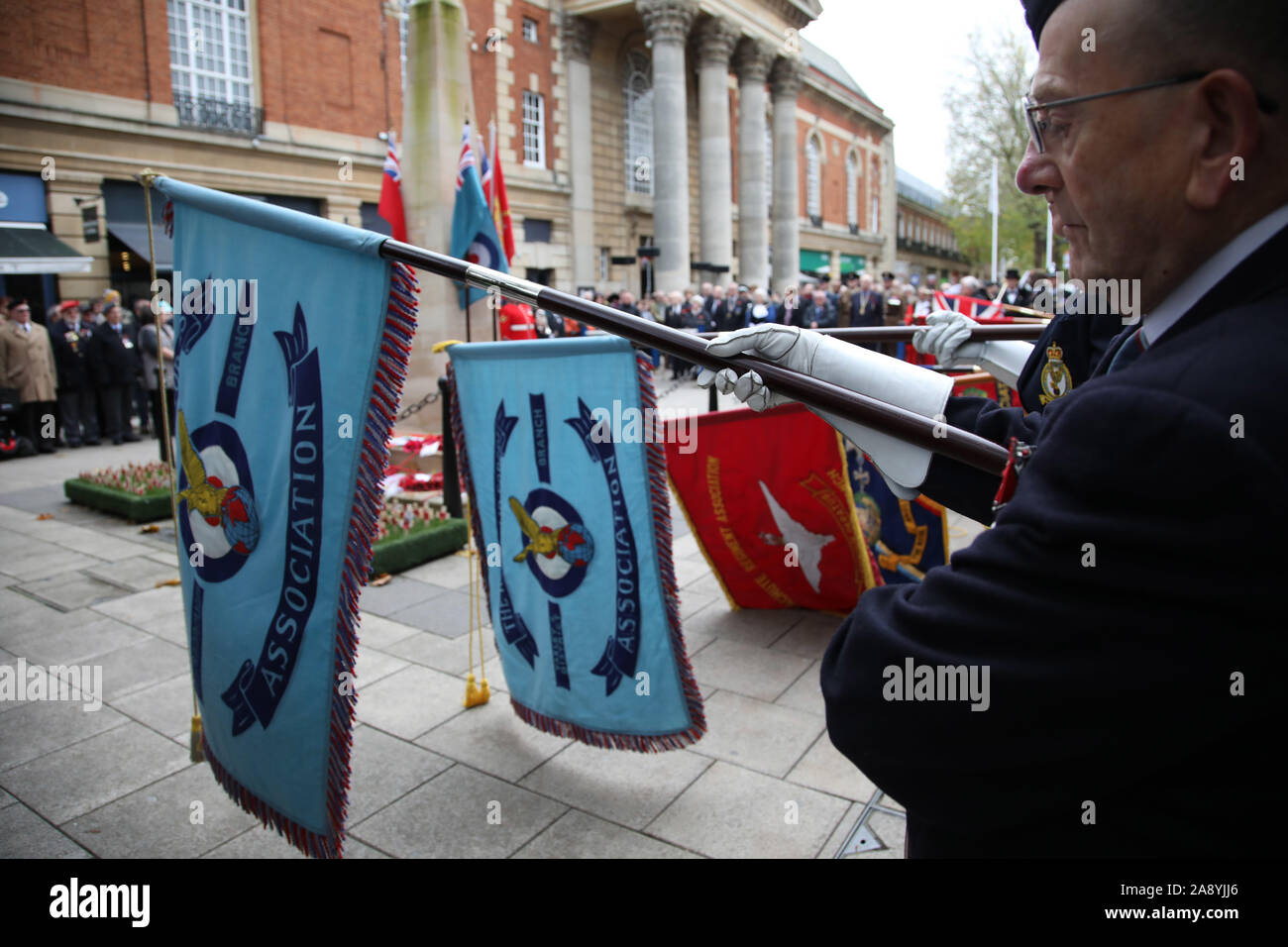 Peterborough, Cambridgeshire, UK. 11th Nov, 2019. People at the war ...