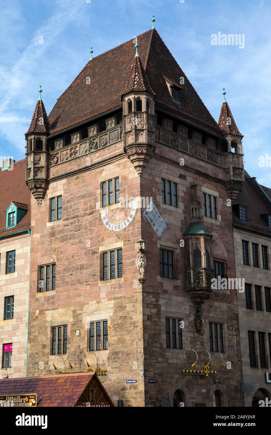 Nuremberg, Germany - October 21st 2019: Nassauer Haus in Nuremberg ...