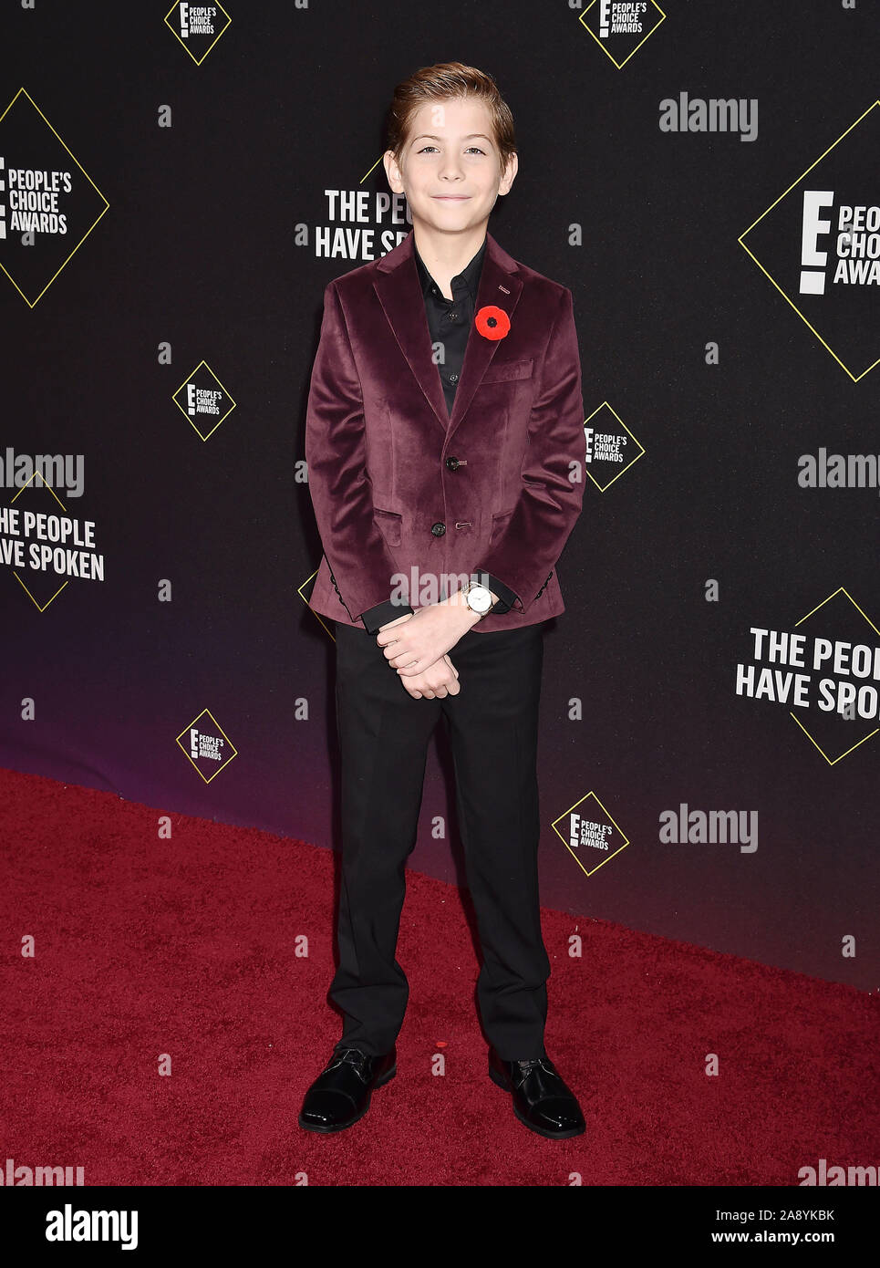 SANTA MONICA, CA - NOVEMBER 10: Jacob Tremblay attends the 2019 E ...