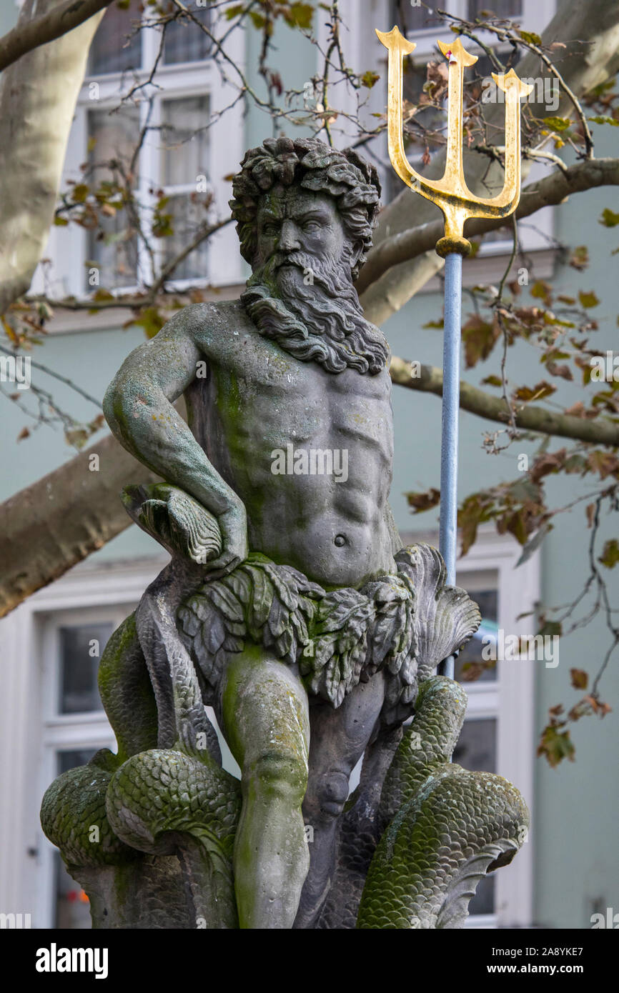 The Gabelmann, or Fork Man, statue in the Bavarian town of Bamberg in ...