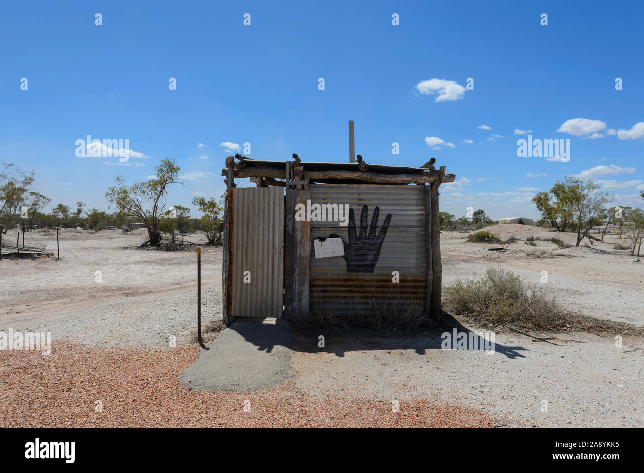 Outback toilets or Dunnies, Lightning Ridge, New South Wales, NSW ...