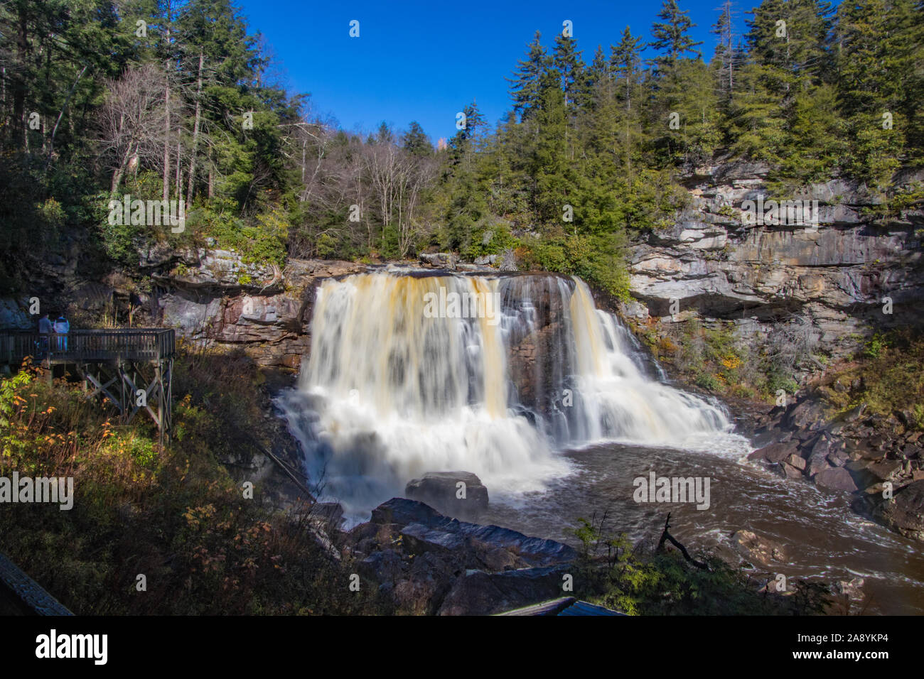 Blackwater Falls in West Virginia Stock Photo - Alamy