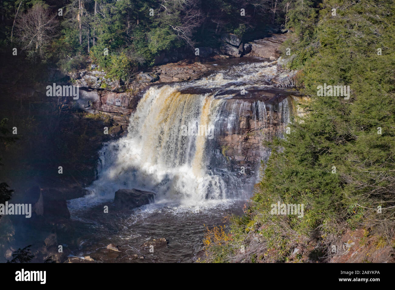 Blackwater Falls in West Virginia Stock Photo - Alamy
