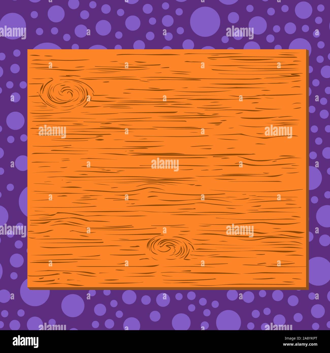 Square rectangle unreal cartoon wood wooden nailed stuck on coloured ...