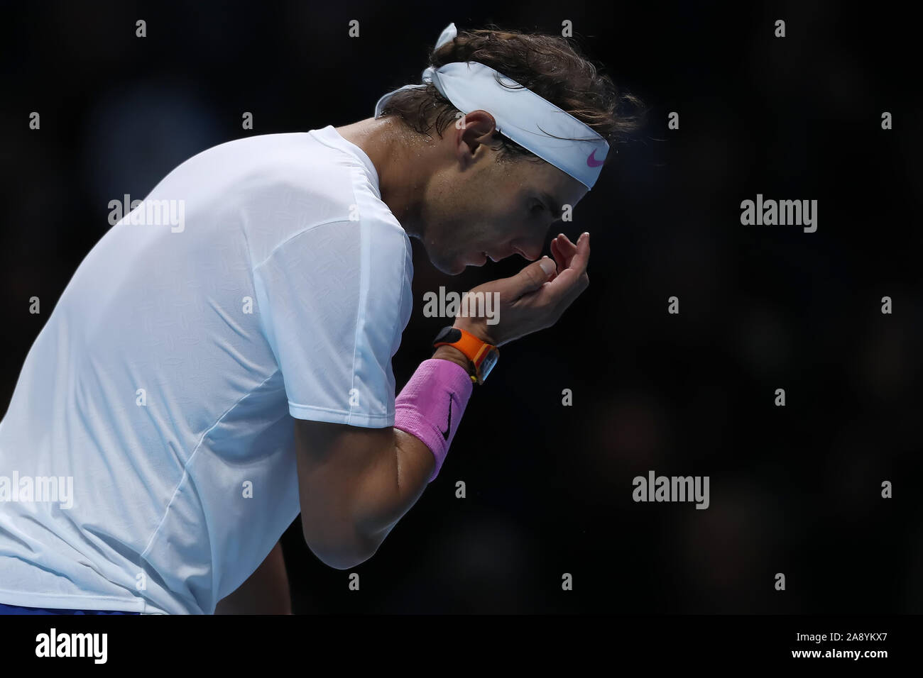 Arena. London, UK. 11th Nov, 2019. Nitto ATP Tennis Finals; Rafael ...