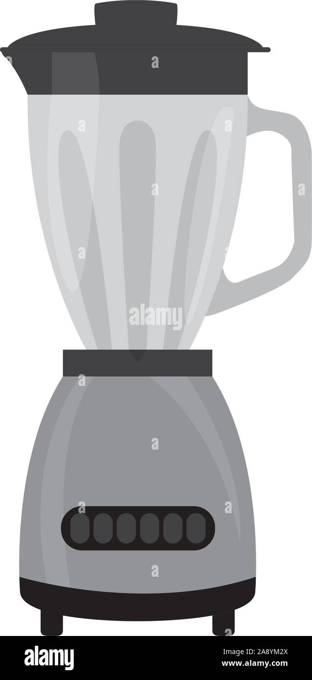 Isolated blender machine icon over a white background - Vector ...