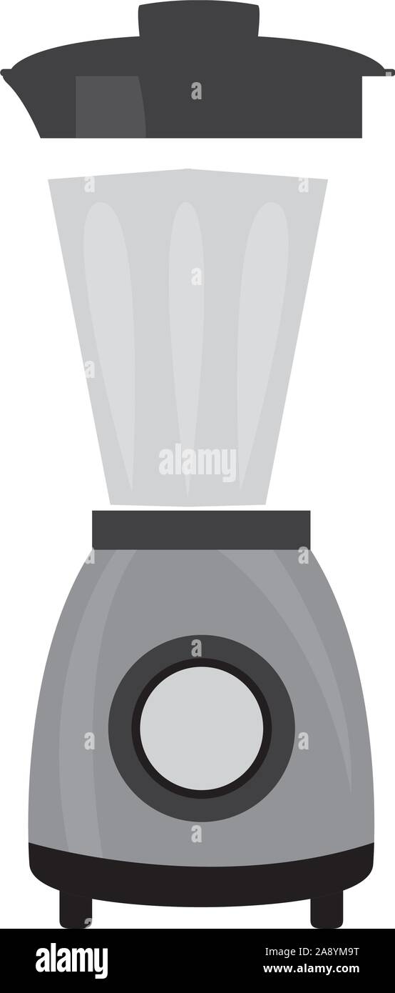 Isolated blender machine icon over a white background - Vector ...