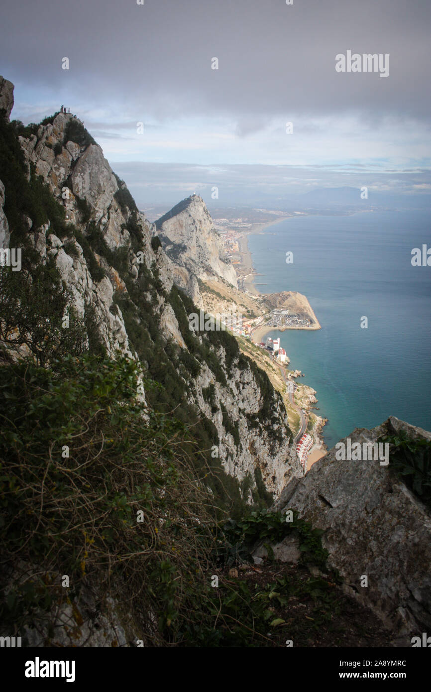 Hiking up the Mediterranean Steps in the Upper Rock Nature Reserve on ...