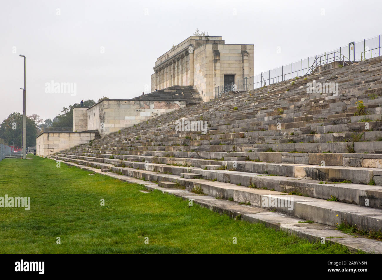 Nuremberg, Germany - October 24th 2019: Remains of the Zeppelinfeld ...