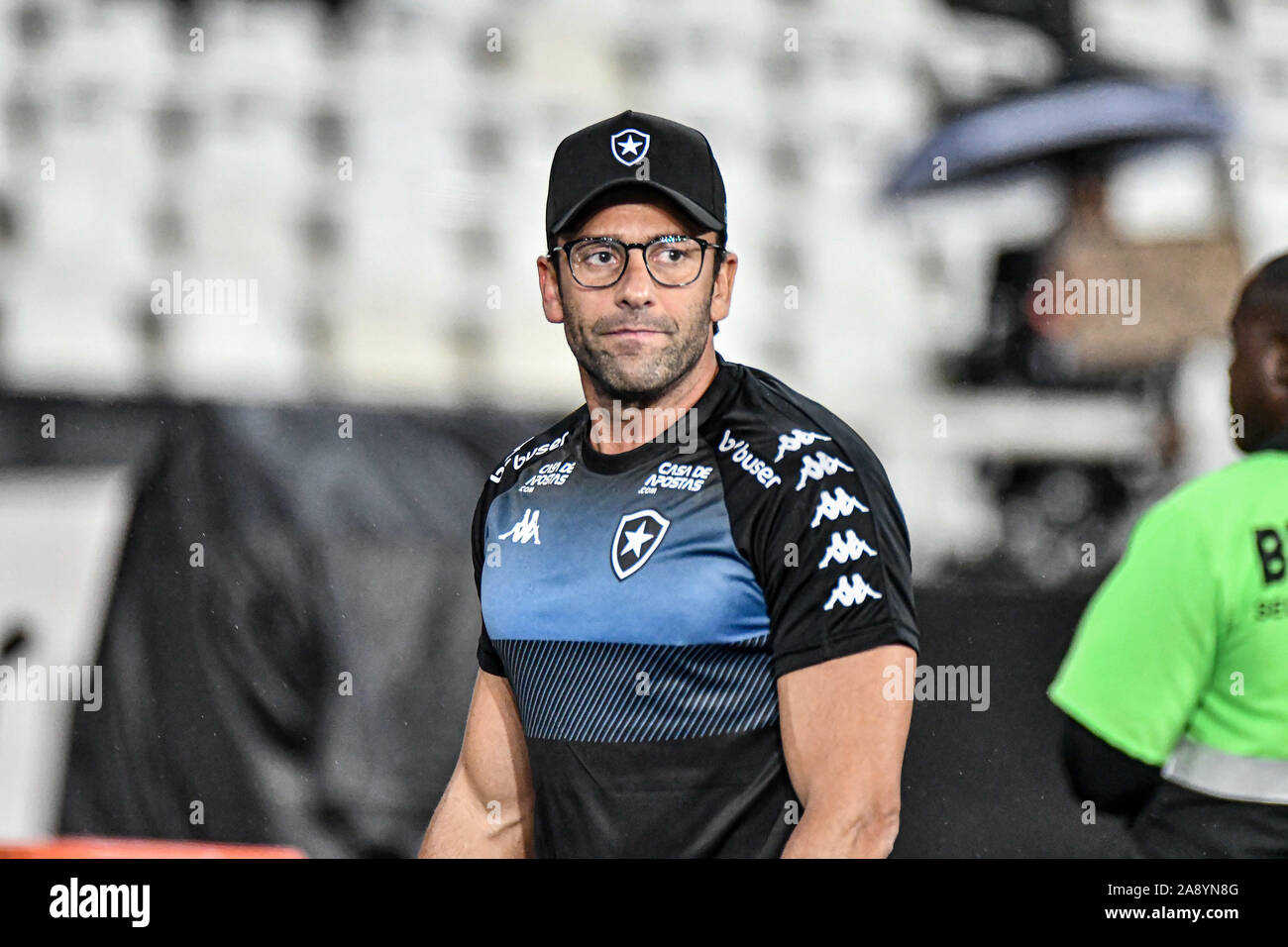 Rio De Janeiro, Brazil. 11th Nov, 2019. Coach Alberto Valentim during ...