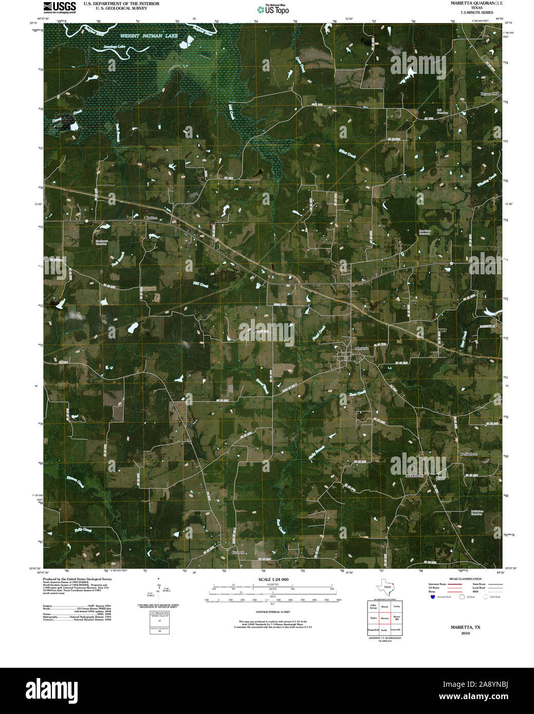 Map of marietta Cut Out Stock Images & Pictures - Alamy
