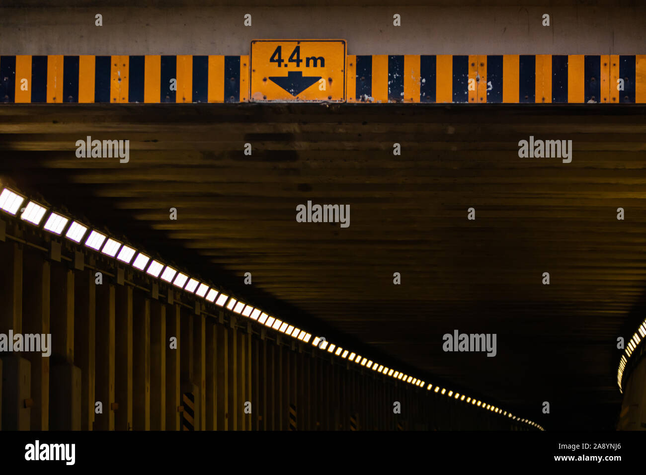 Bridge Height Restriction Warning Stock Photos & Bridge Height ...