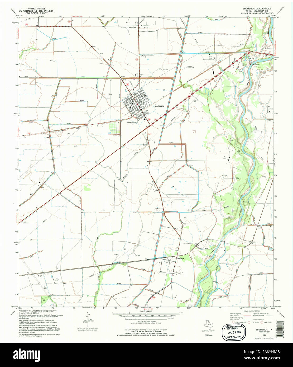 Map of markham hi-res stock photography and images - Alamy