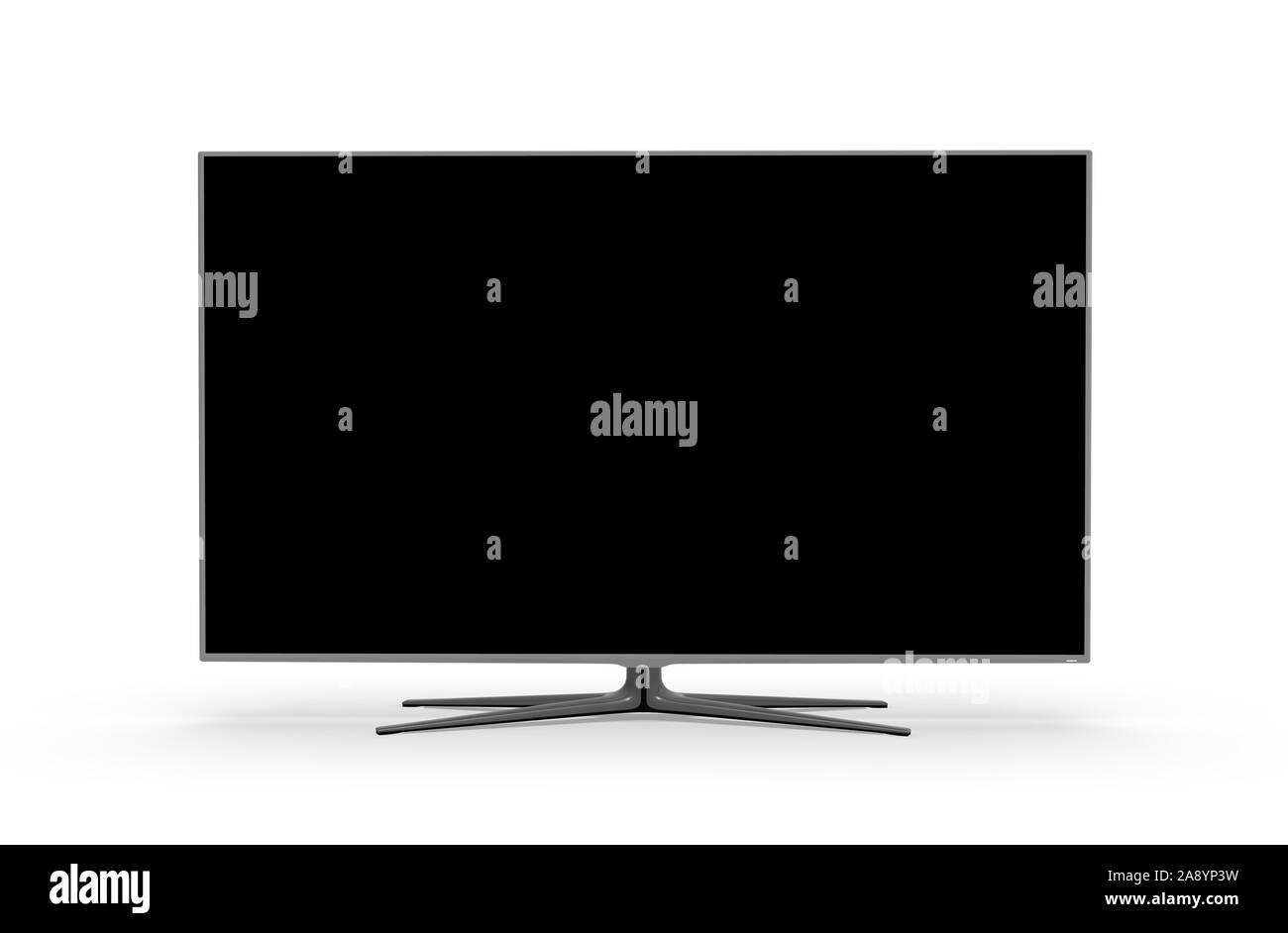 Led TV Object 3D Rendering Stock Photo - Alamy