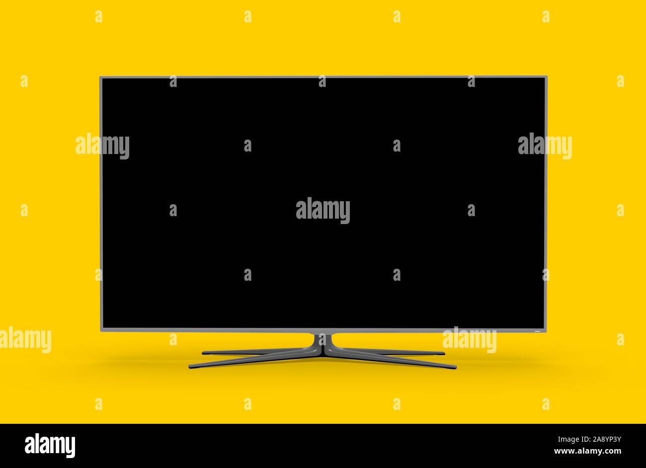 Led TV Object 3D Rendering Stock Photo - Alamy