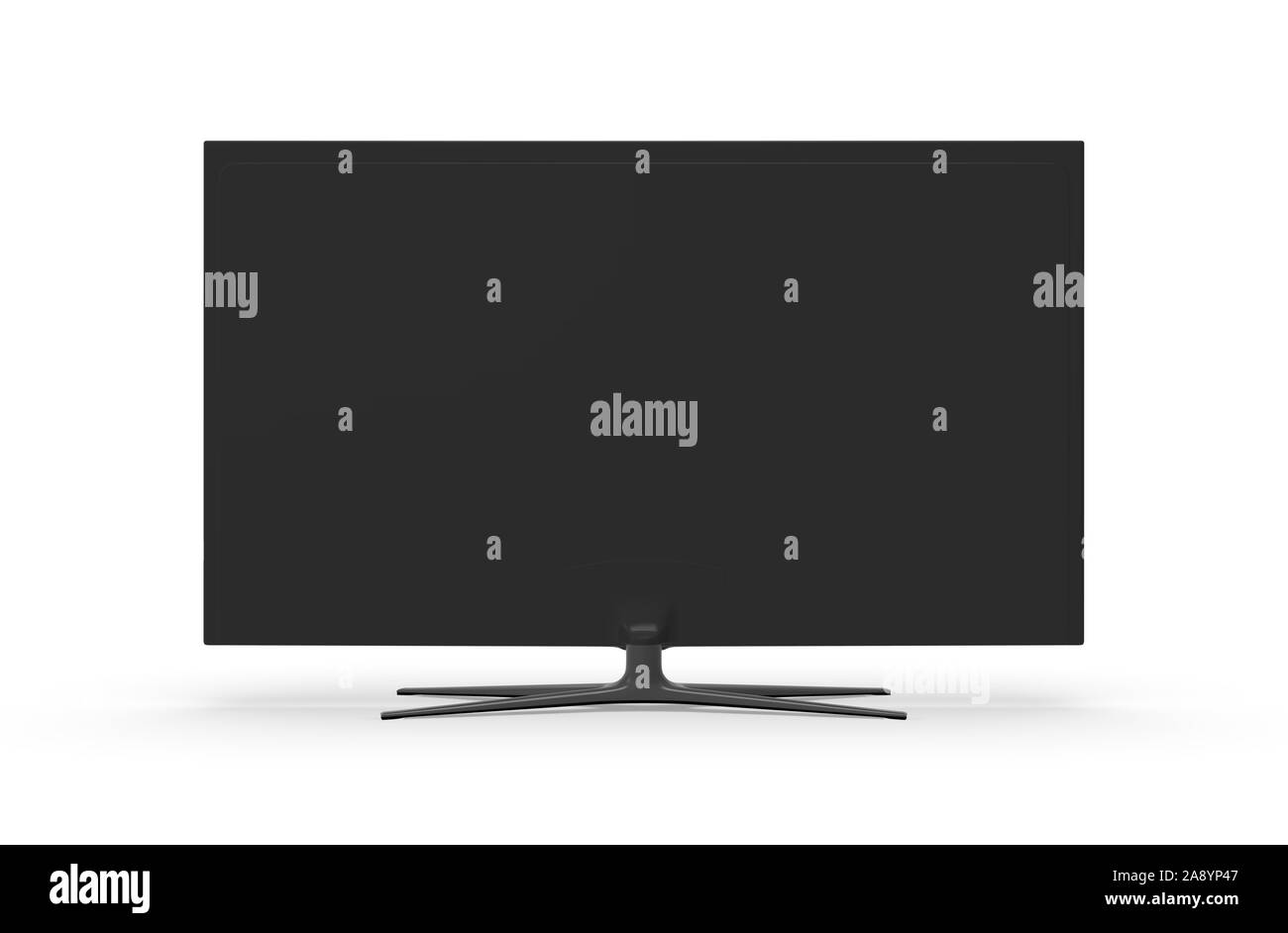 Led TV Object 3D Rendering Stock Photo - Alamy