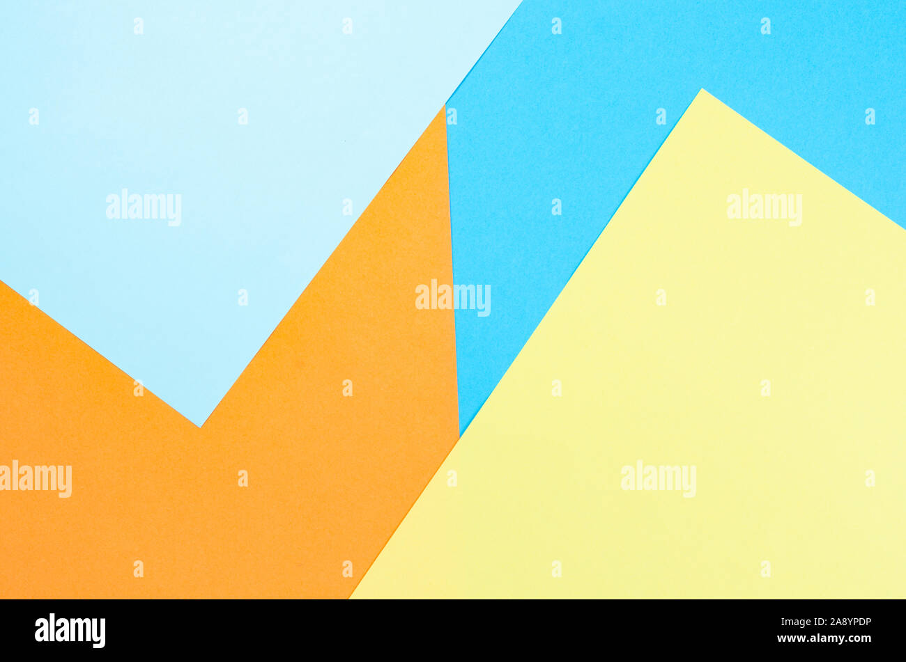 Multicolored craft paper abstract background with soft colors.Top view ...