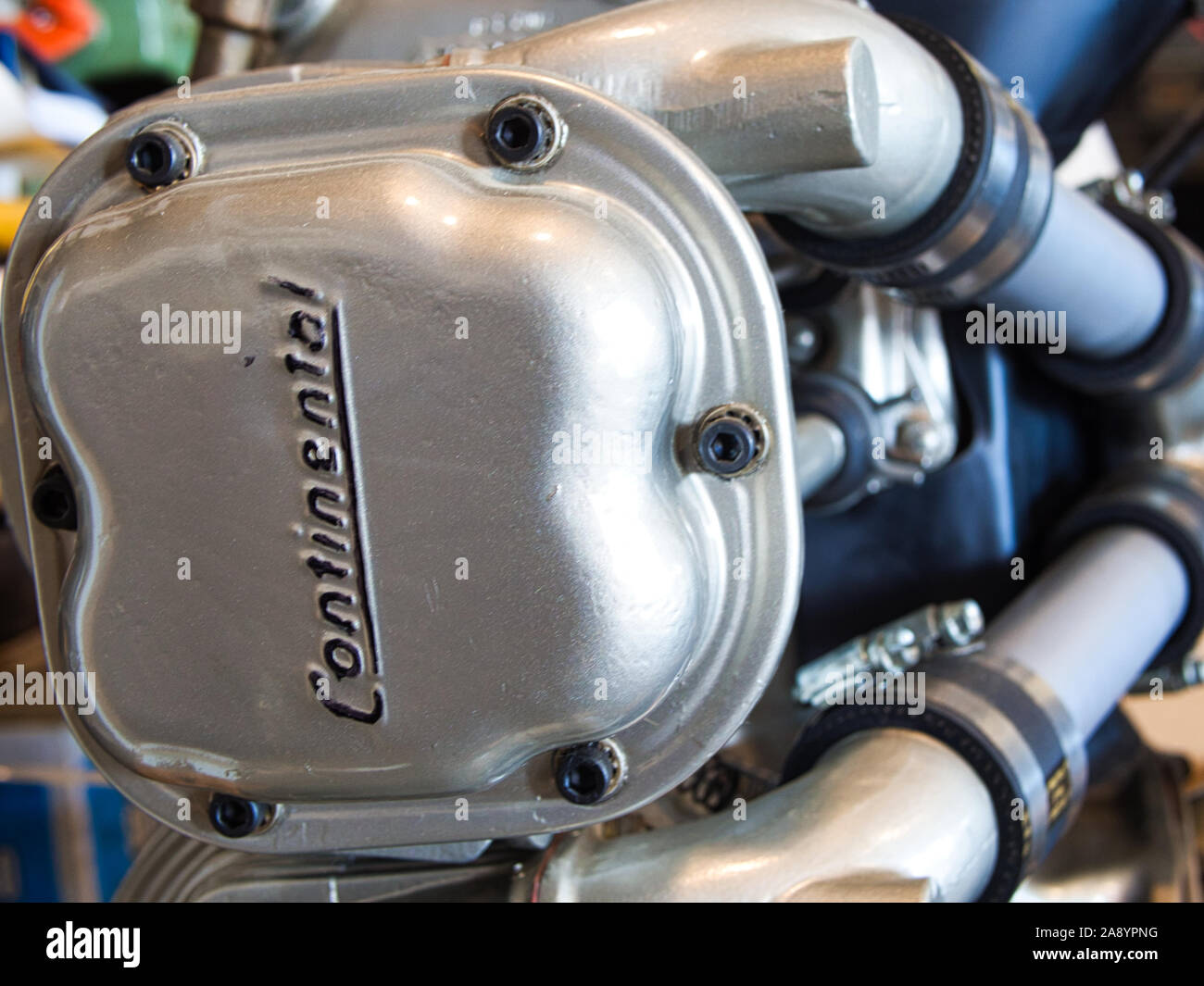 Continental Aerospace air plane engine Stock Photo - Alamy