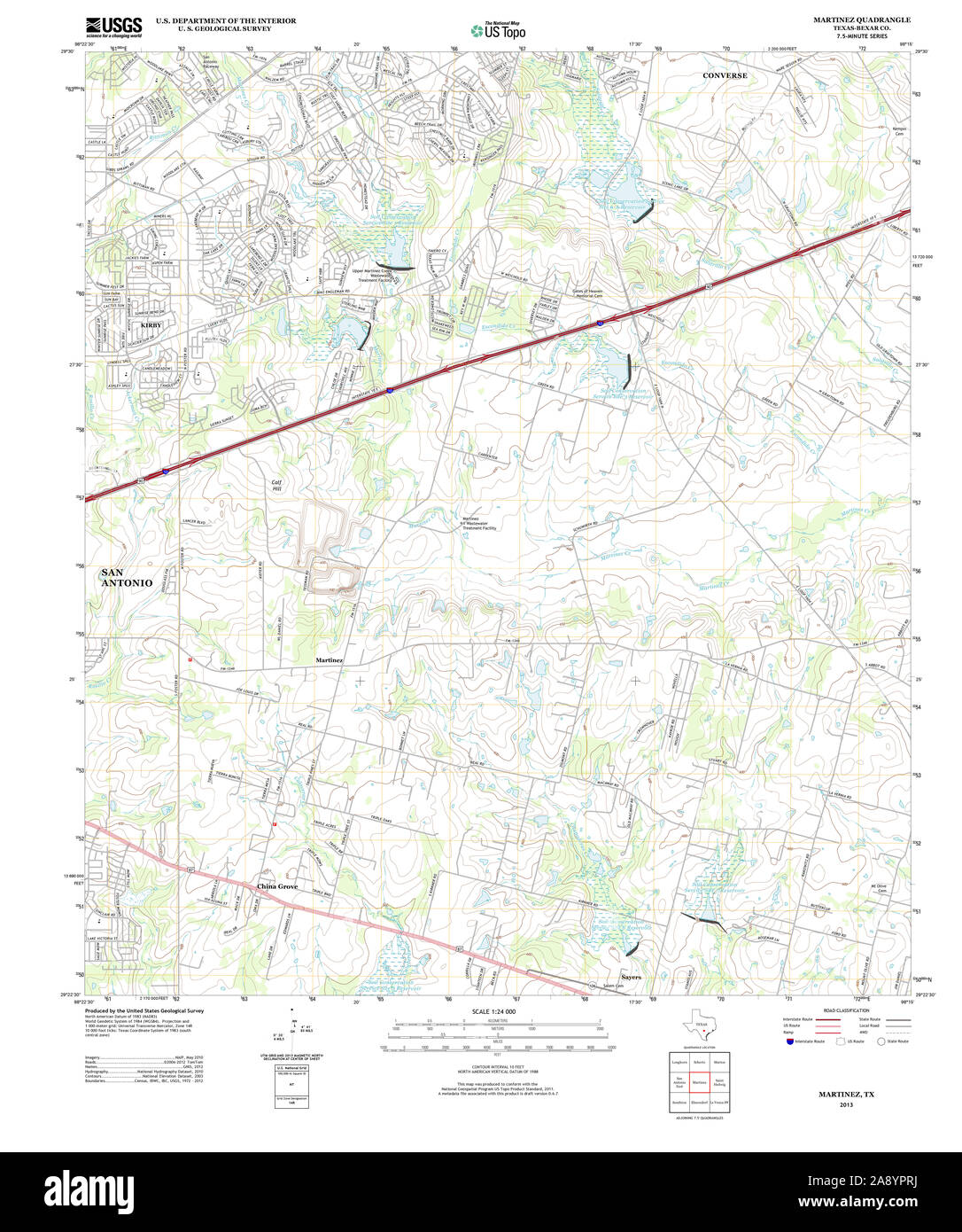 Martinez map hi-res stock photography and images - Alamy