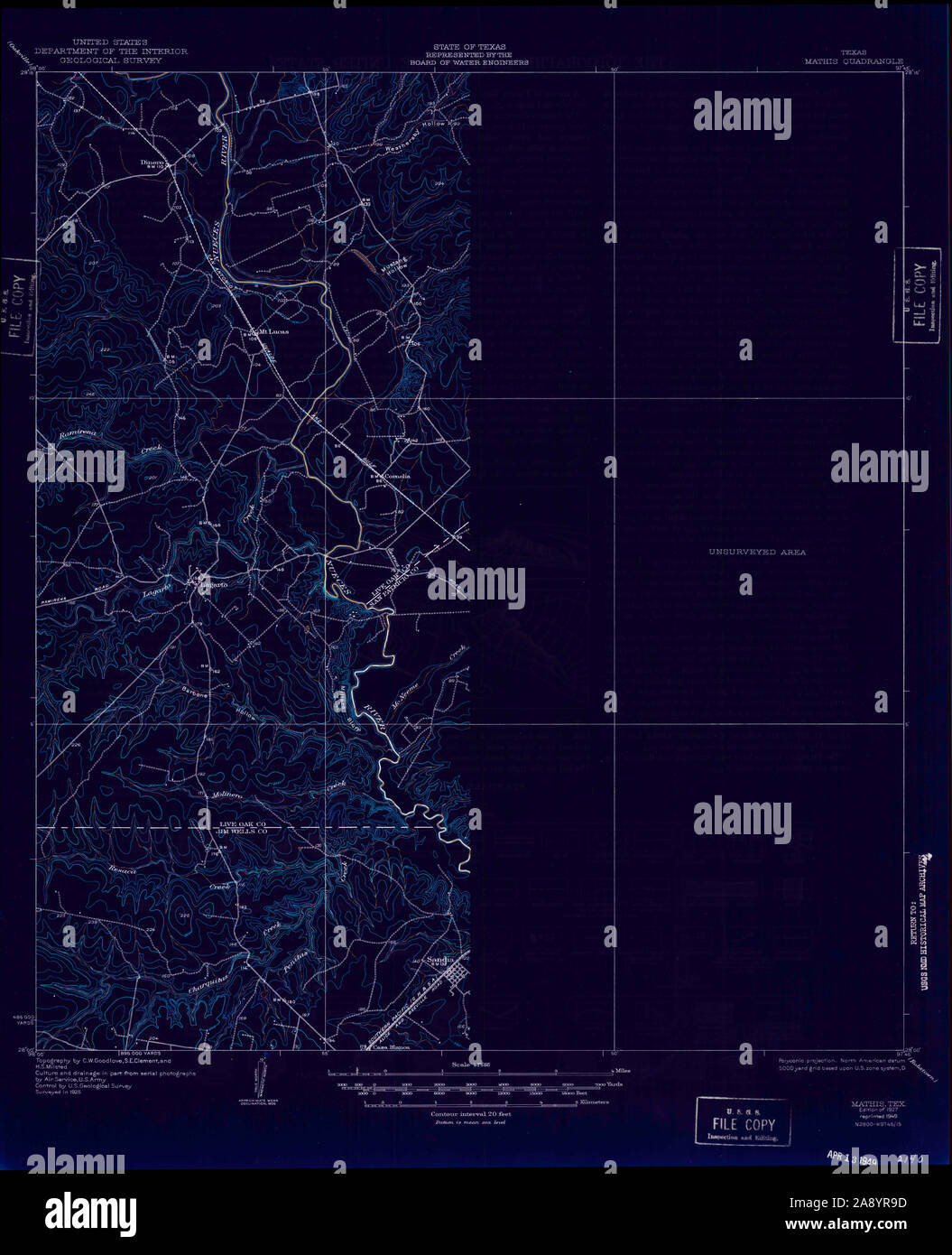 Mathis texas map hi-res stock photography and images - Alamy