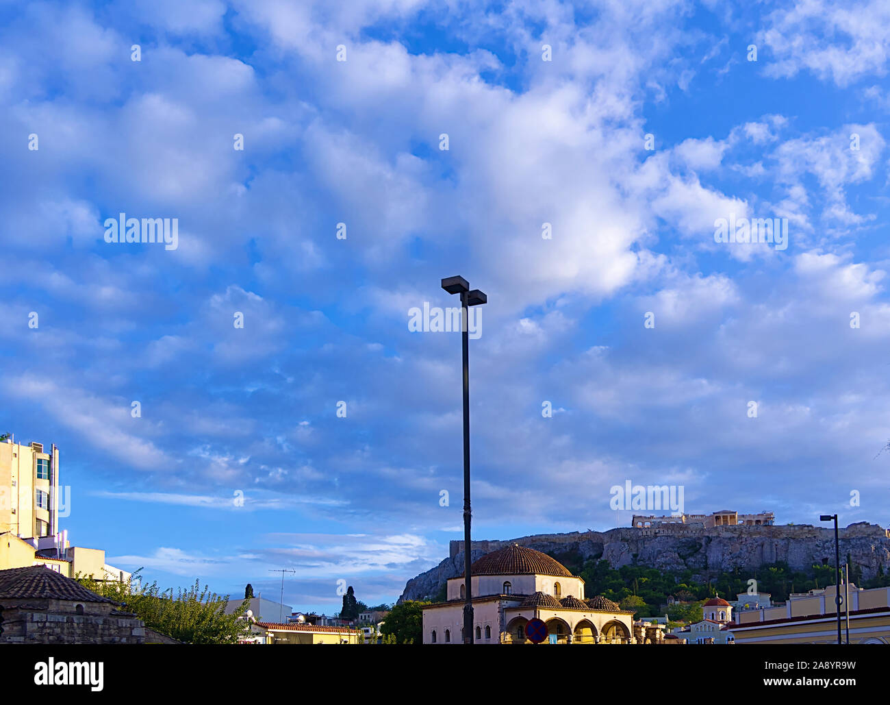 Beautiful sky over athens hi-res stock photography and images - Alamy