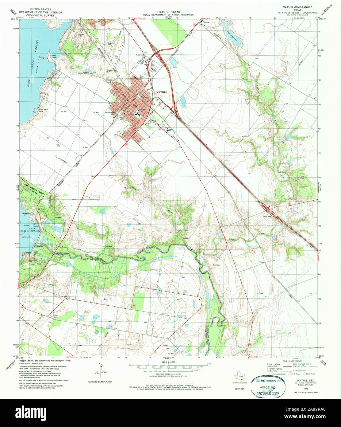 Mathis texas map hi-res stock photography and images - Alamy