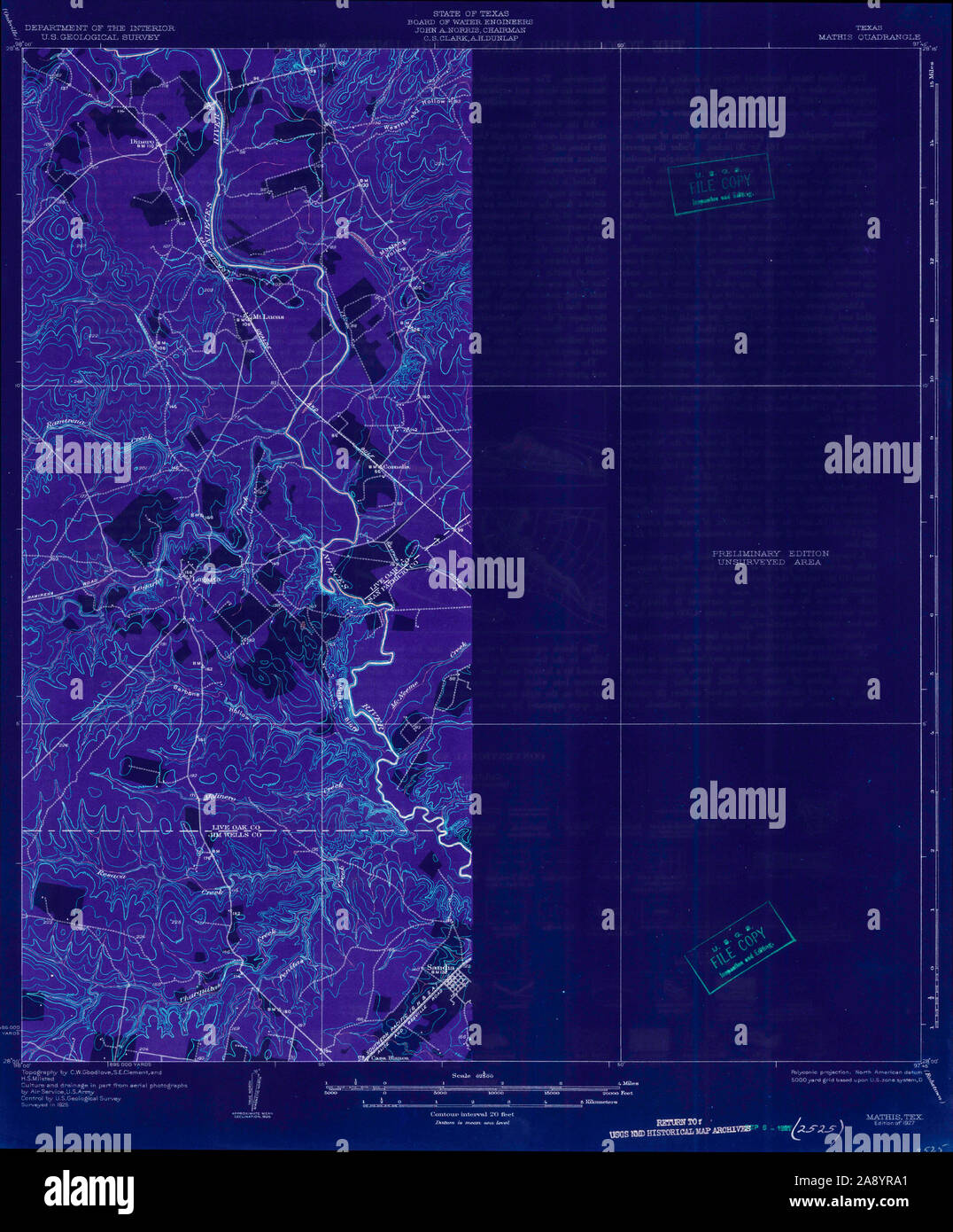 Mathis texas map hi-res stock photography and images - Alamy