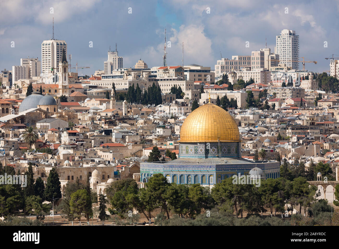 Jerusalem divided city hi-res stock photography and images - Alamy