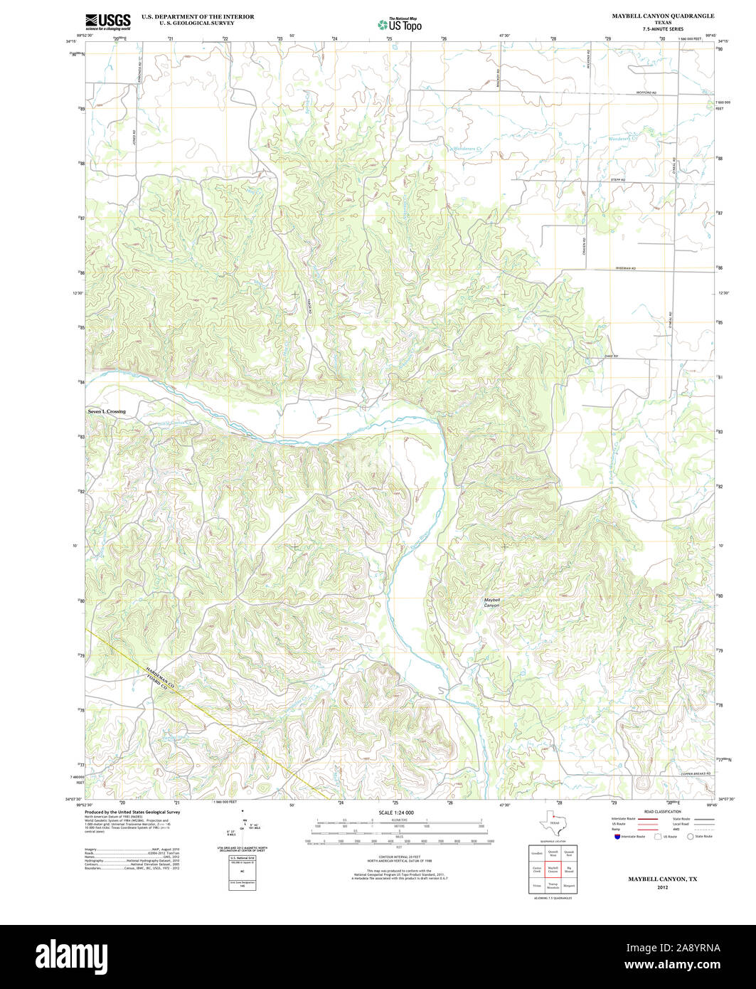 Map of maybell Cut Out Stock Images & Pictures - Alamy