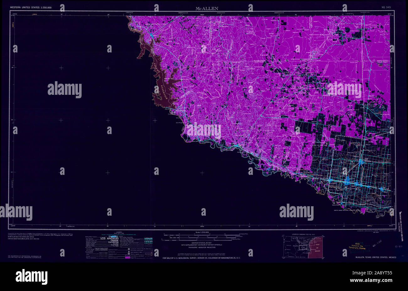 Map of allen texas hi-res stock photography and images - Alamy