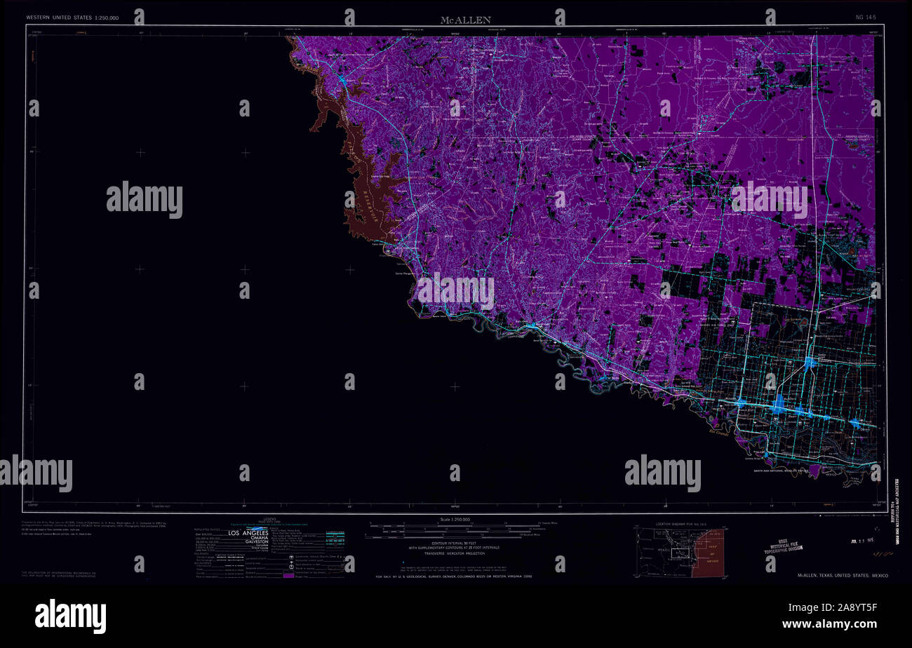Map of allen texas hi-res stock photography and images - Alamy