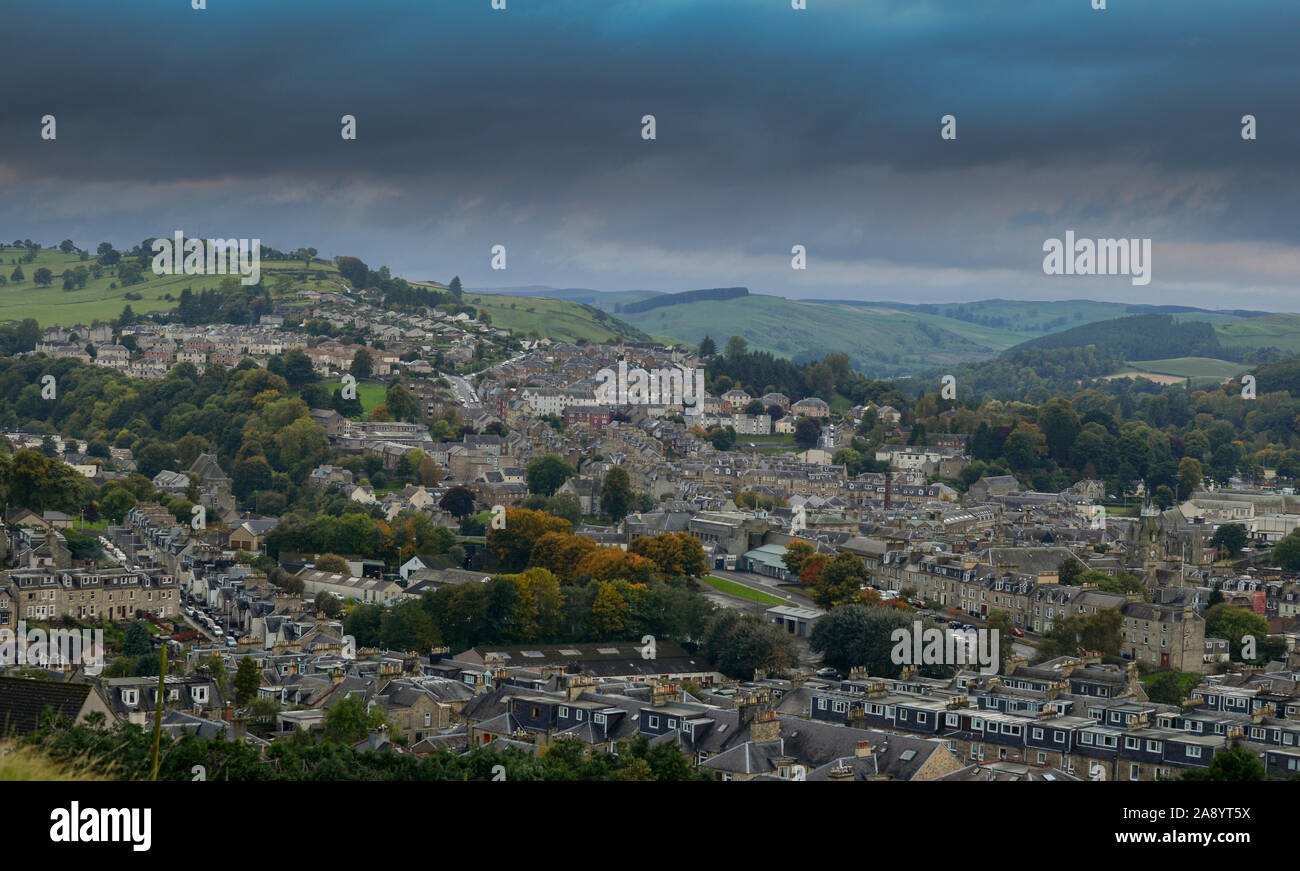 The Scottish Borders town of Hawick Stock Photo - Alamy
