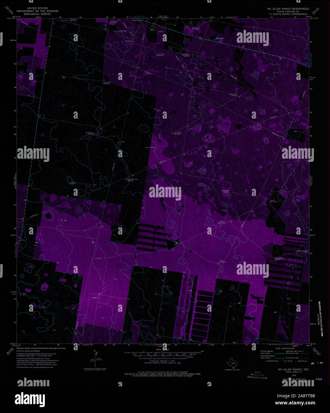 Mcallen texas map hi-res stock photography and images - Alamy