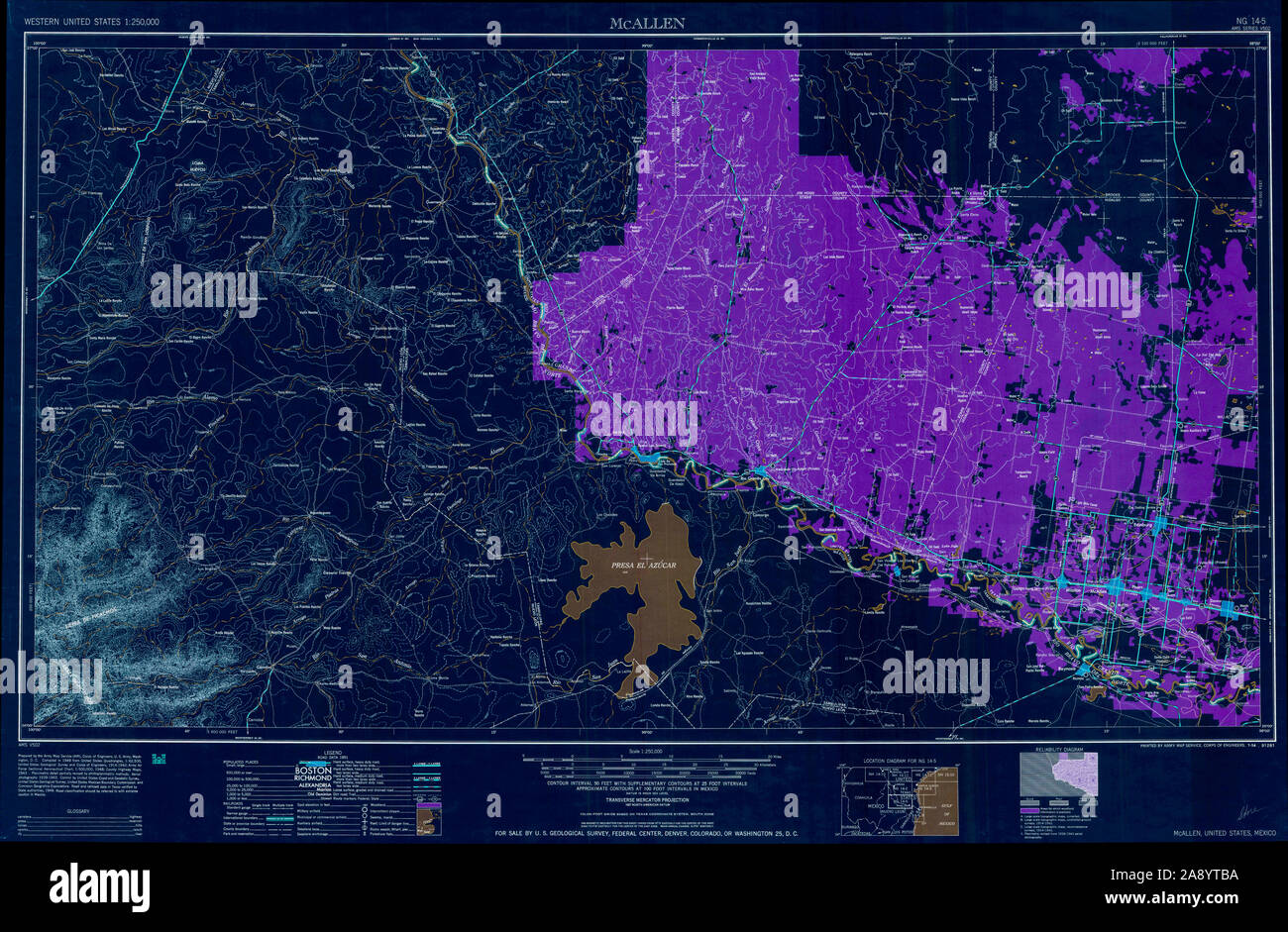 Mcallen texas map hi-res stock photography and images - Alamy
