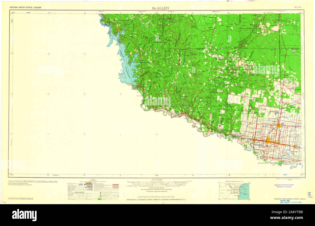 Mcallen texas map hi-res stock photography and images - Alamy