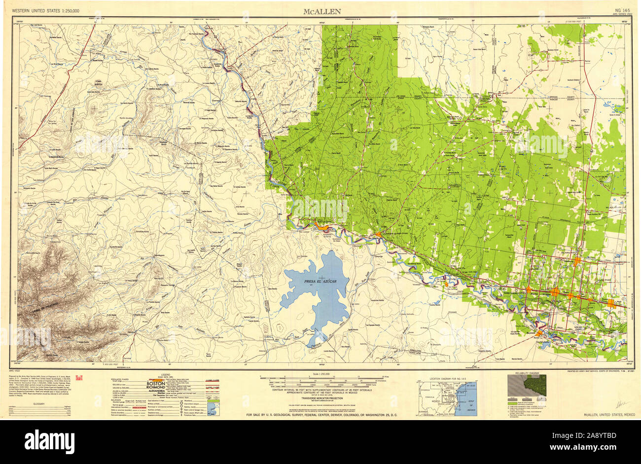 Mcallen map hi-res stock photography and images - Alamy
