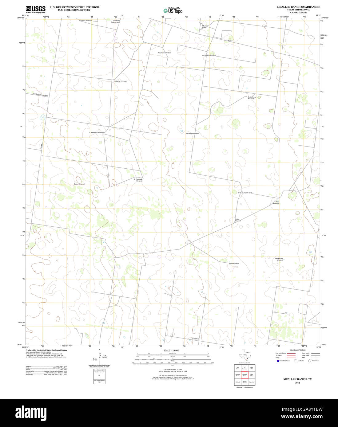 Mcallen texas map Cut Out Stock Images & Pictures - Alamy