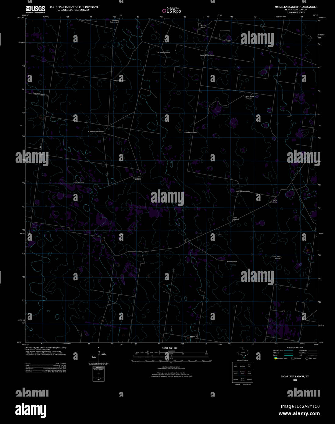 Mcallen texas map hi-res stock photography and images - Alamy