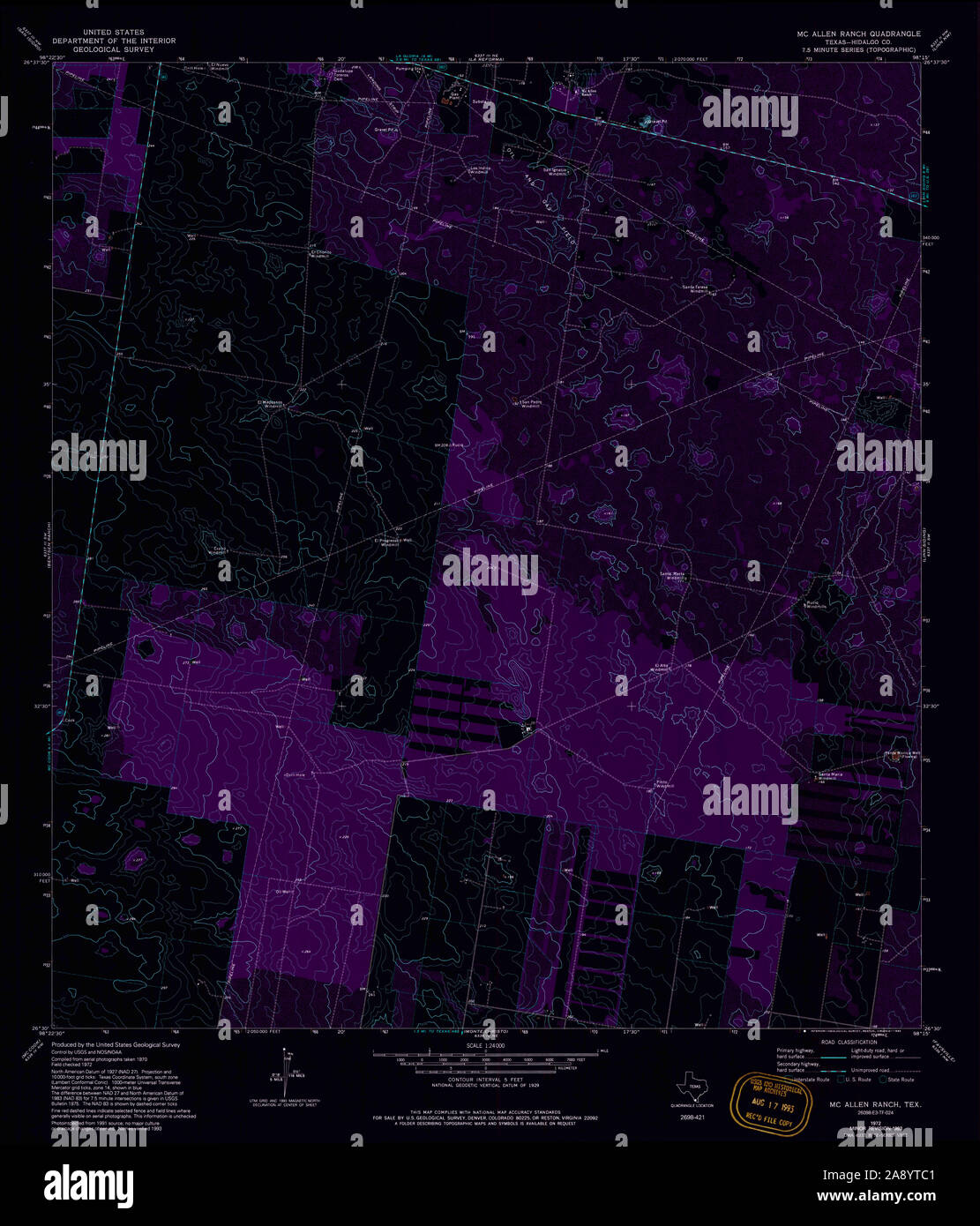 Mcallen texas map hi-res stock photography and images - Alamy