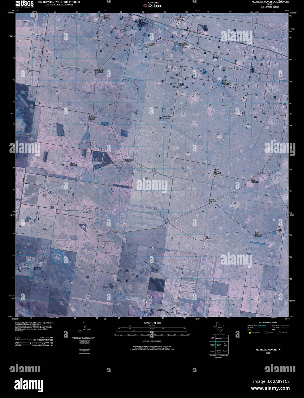 Mcallen texas map hi-res stock photography and images - Alamy