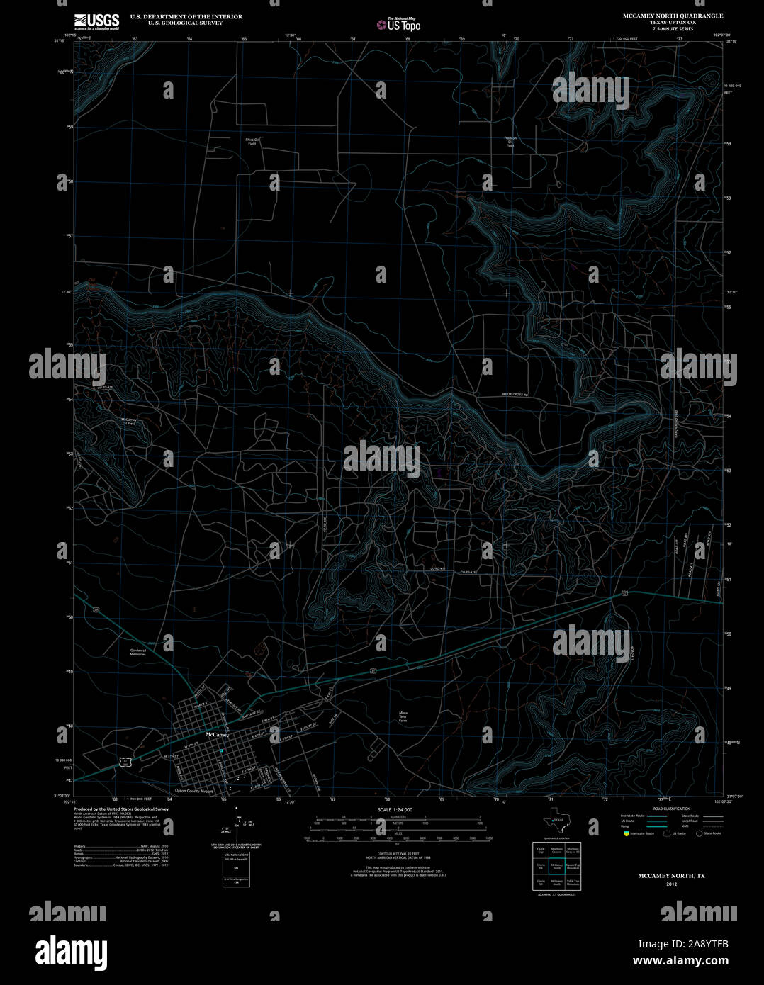 Mccamey map hi-res stock photography and images - Alamy