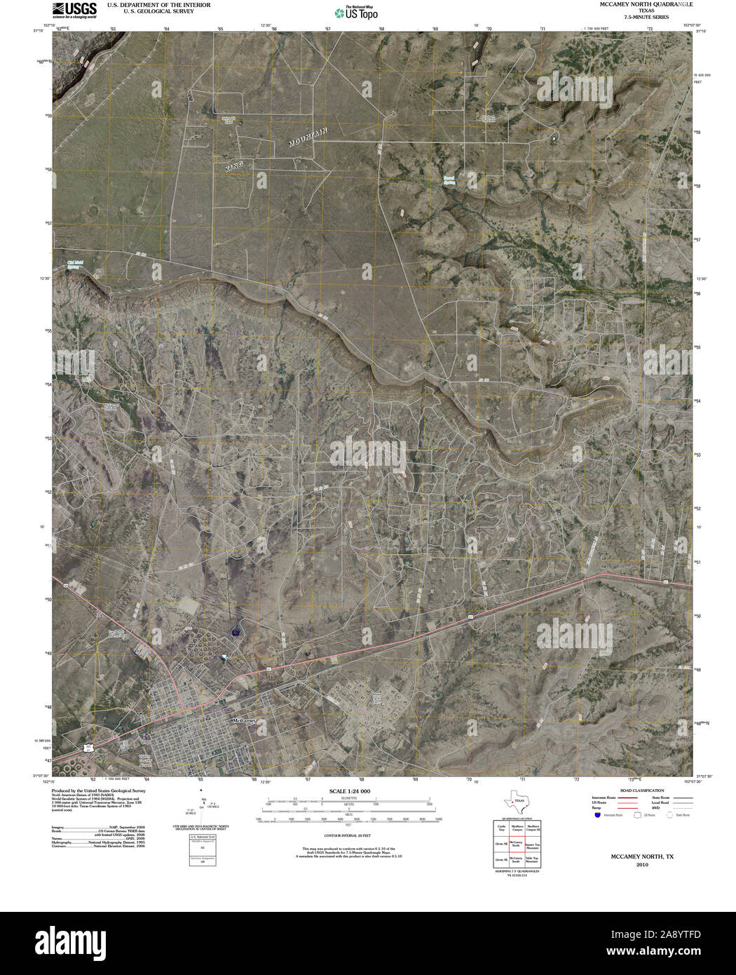 Mccamey map hi-res stock photography and images - Alamy