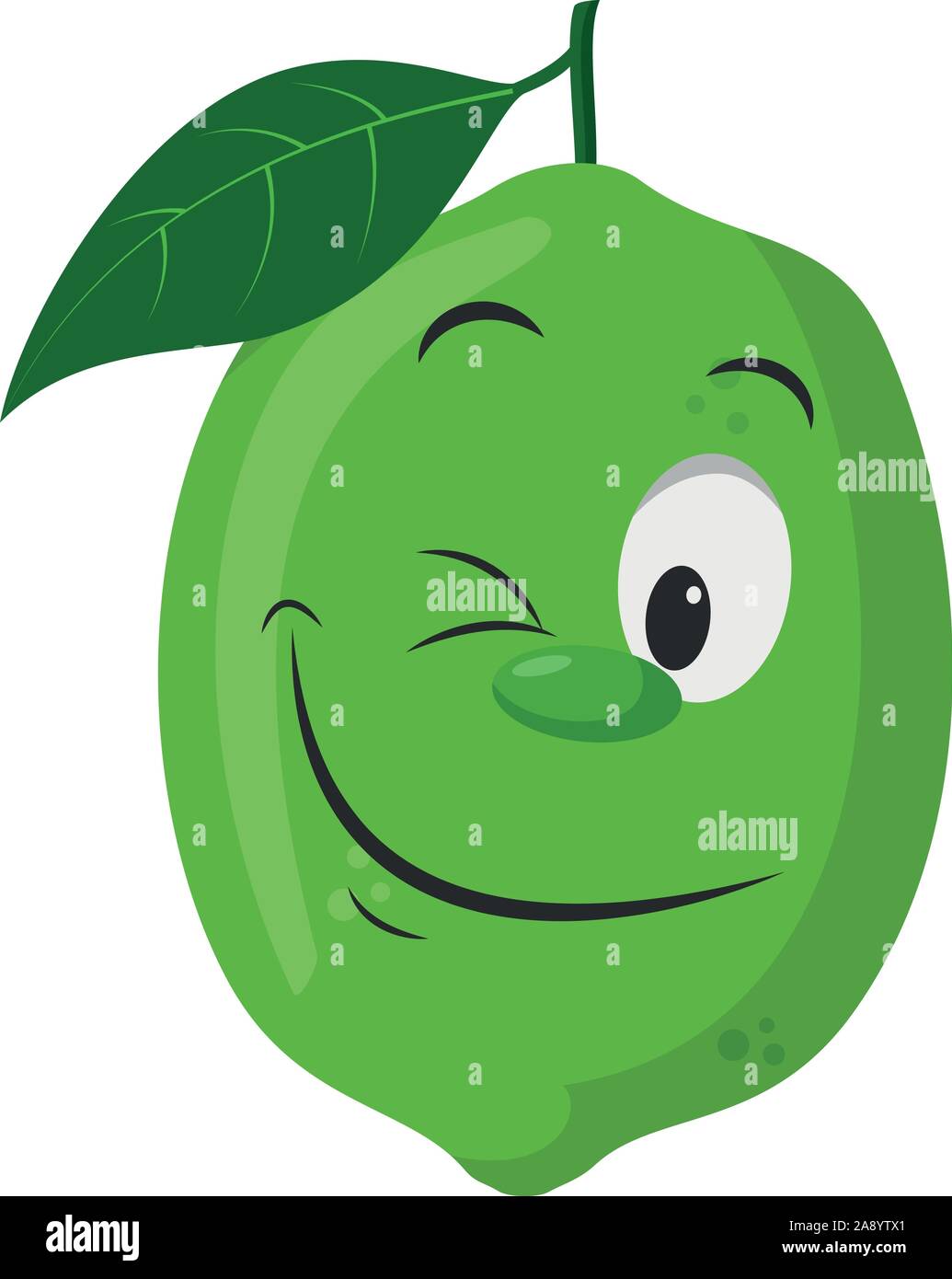 Fruits Characters Collection: Vector illustration of a funny and ...